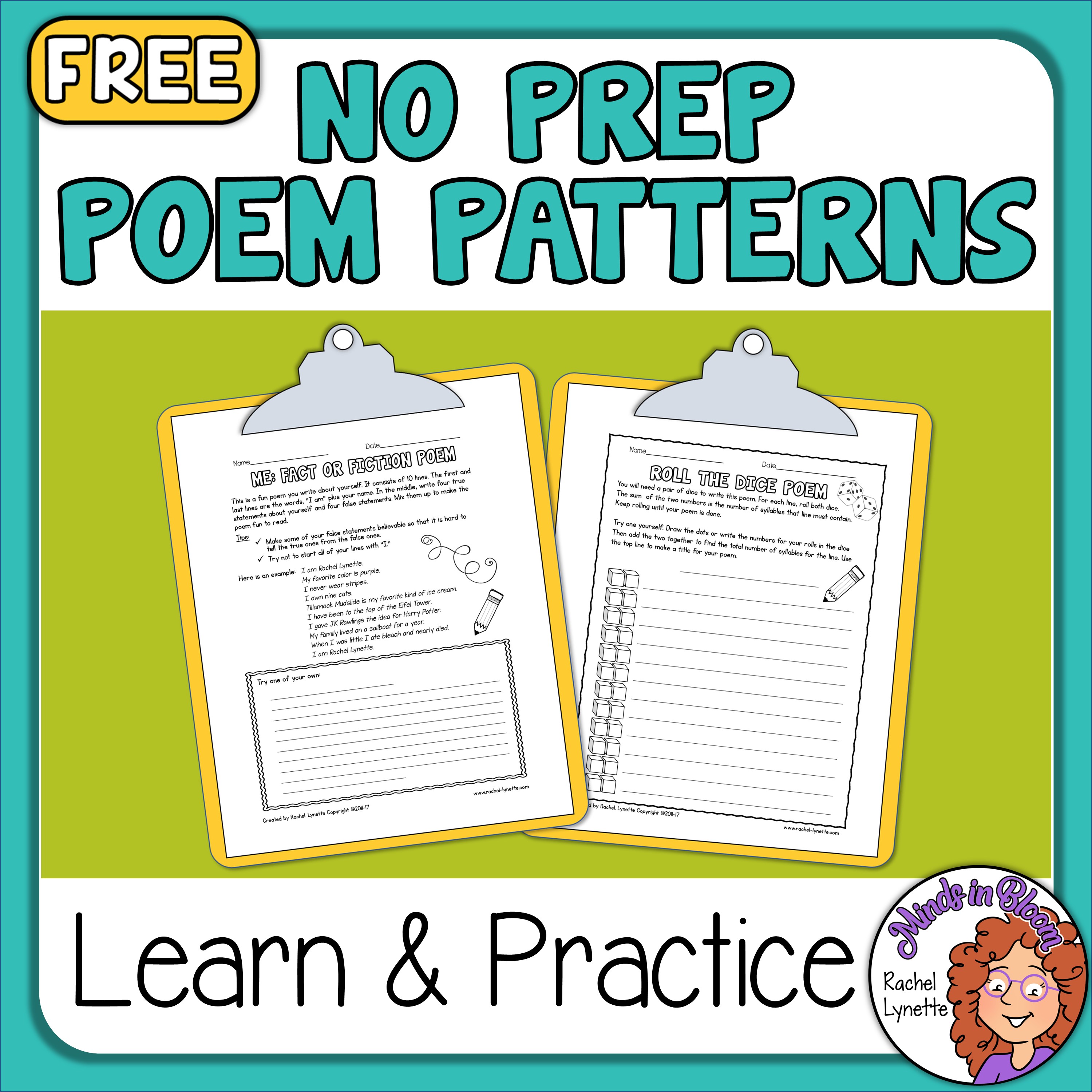 Teacher Freebies - Minds in Bloom